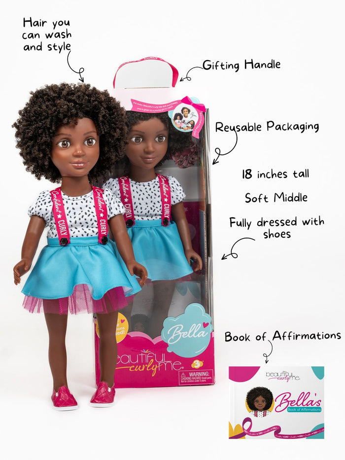 Home Beautiful Curly Me Bella Doll