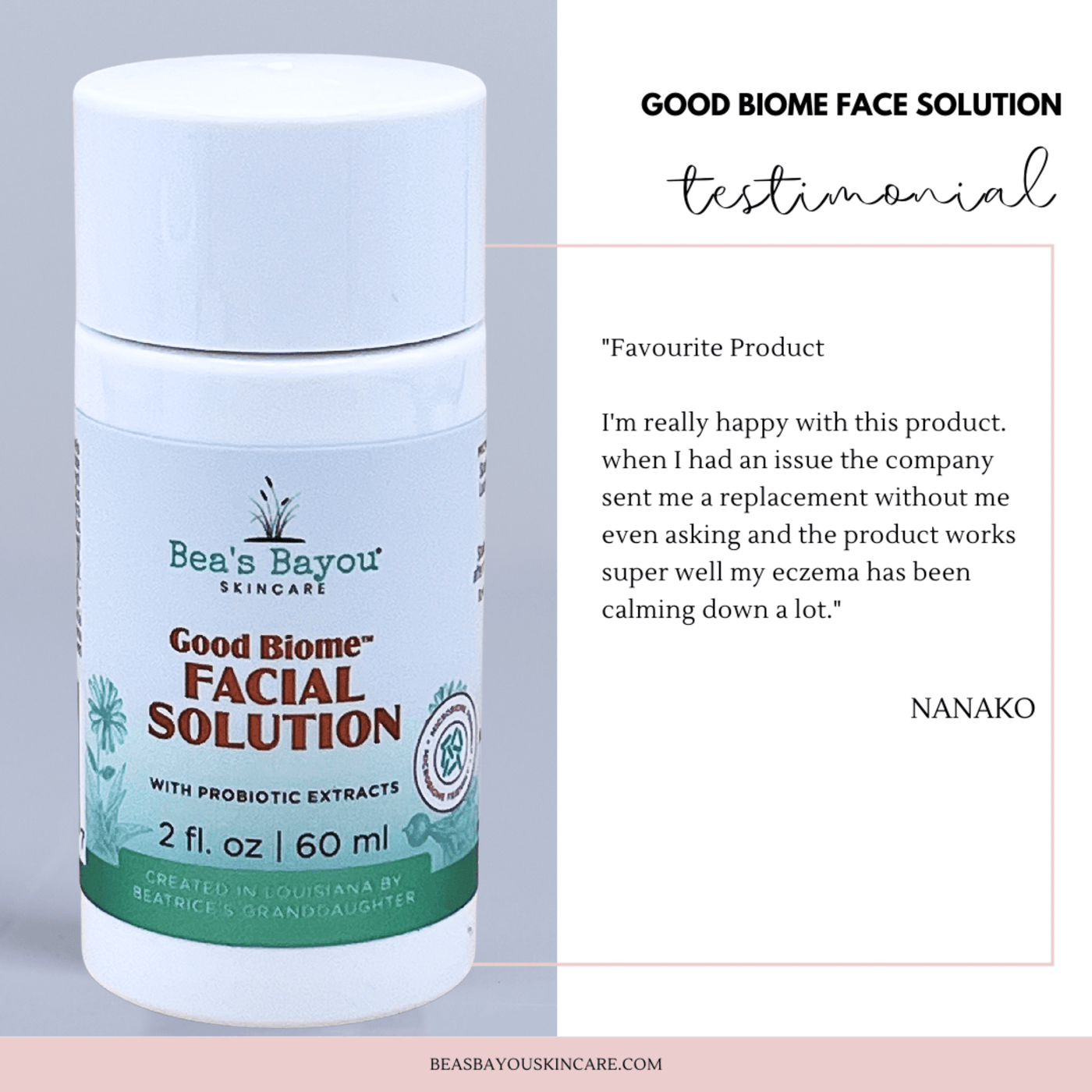 Home Good Biome Prebiotic AHA + BHA Face Solution - 2 Fl Oz